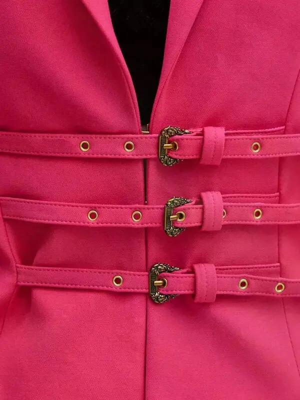 Versace Buckle-detail Blazer
