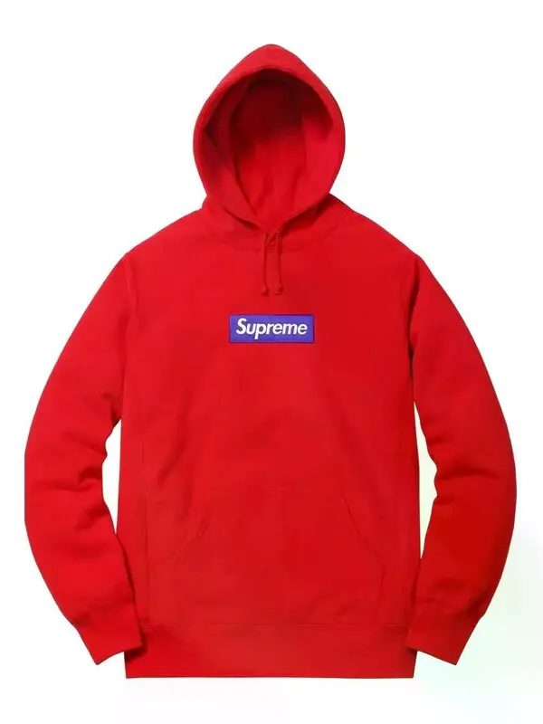 Supreme X James Jebbia Box Logo Hooded Sweatshirt - Red
