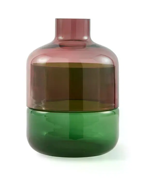 POLSPOTTEN Stacked Glass Vase - Green