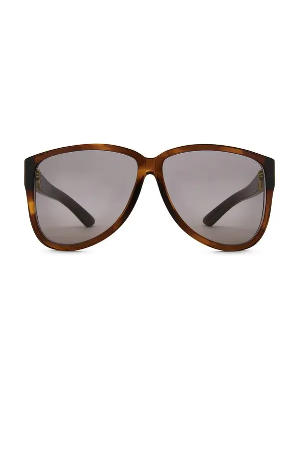 Miu Miu Square Sunglasses - Striped Tobacco