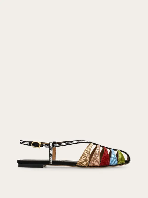 FERRAGAMO Cage Sandal - Multicolor