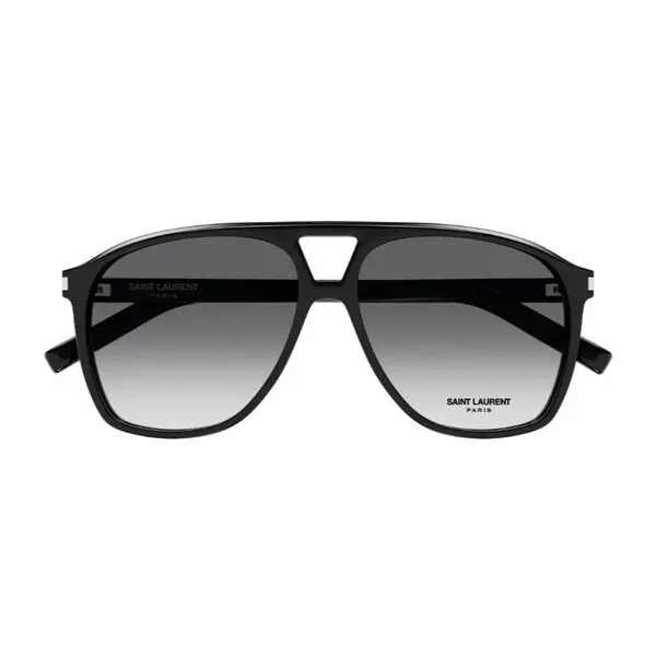 Saint Laurent Sl 596 Dune Linea Corner Angle Sunglasses - Black