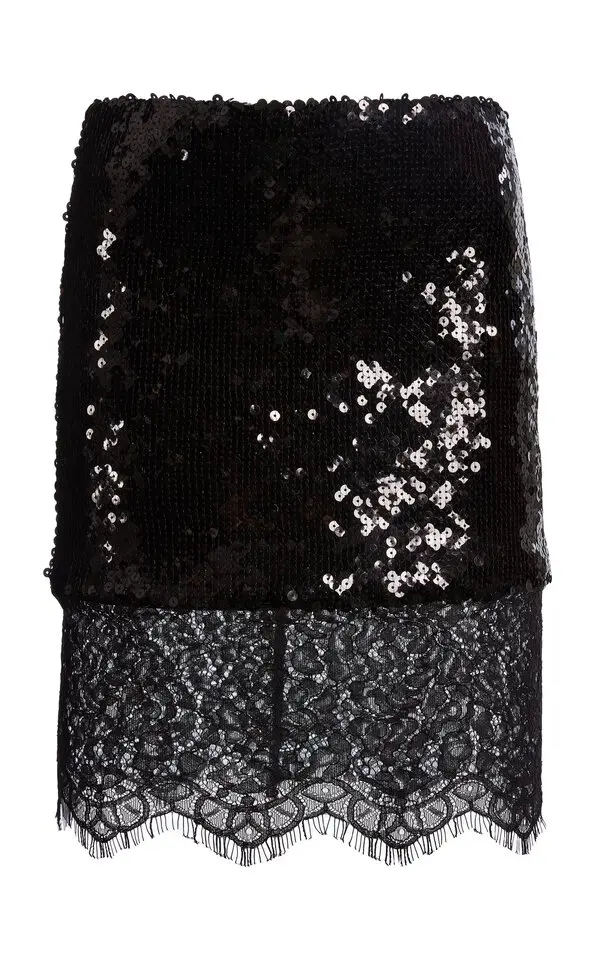 Françoise Jenny Sequined Skirt