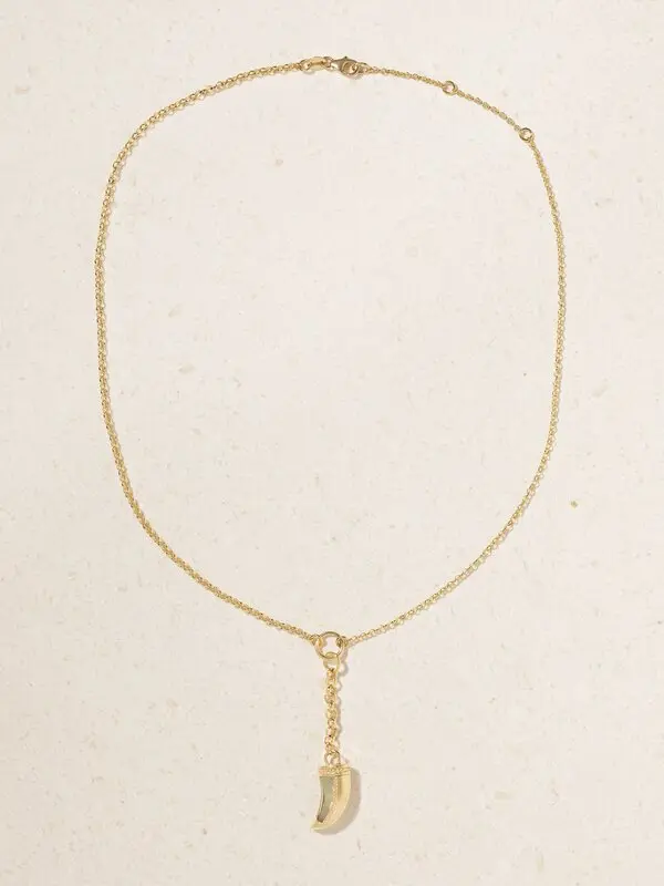 FOUNDRAE 18-karat Prasiolite Necklace - Gold
