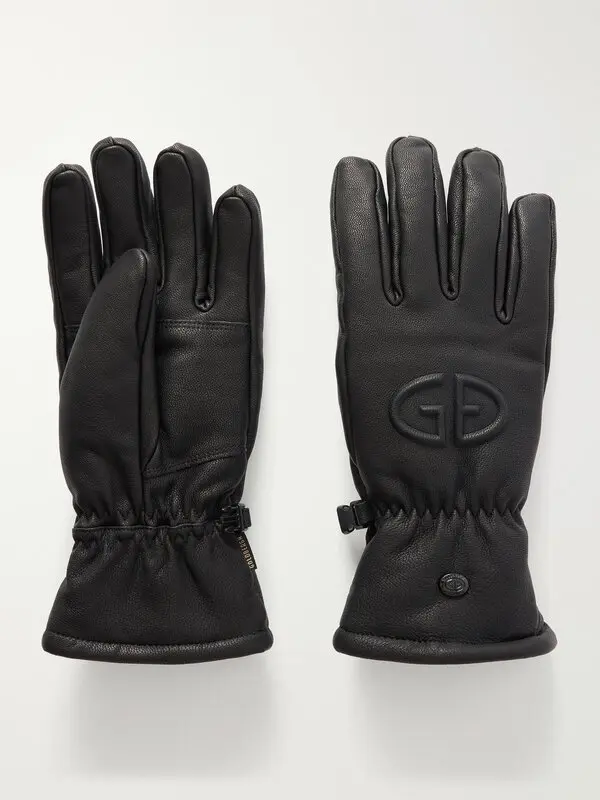 Goldbergh Freeze Padded Leather Gloves - Black
