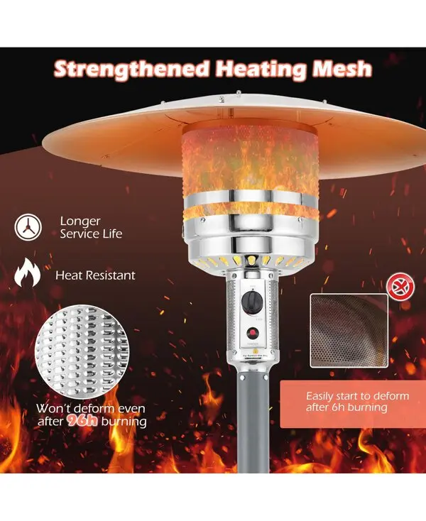 SUGIFT 50000 Btu Propane Patio Heater With Round Table Design