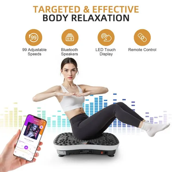 GIVIMO Vibration Plate Exercise Machine With 99 Speed Levels