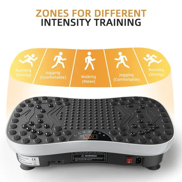 Givimo Vibration Plate Exercise Machine With 99 Speed Levels In Black - 65%  Off
