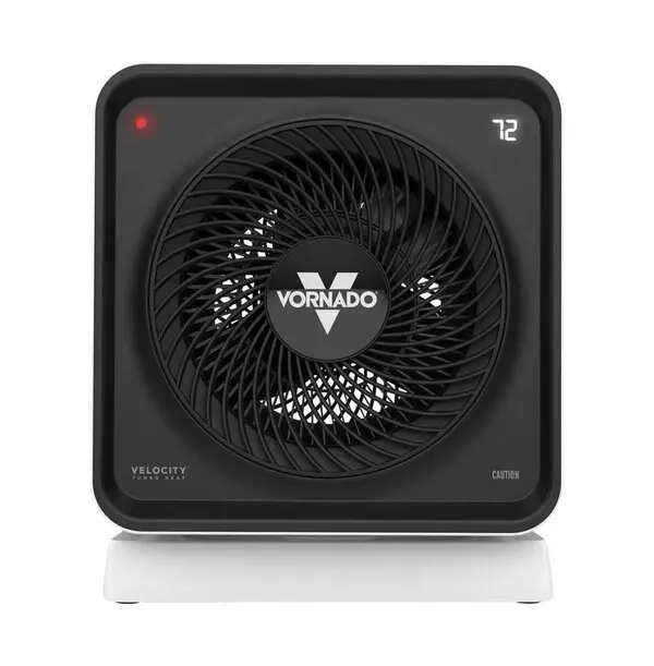 VORNADO AIR Velocity 5 Oscillating Cube Whole Room Space Heater - White