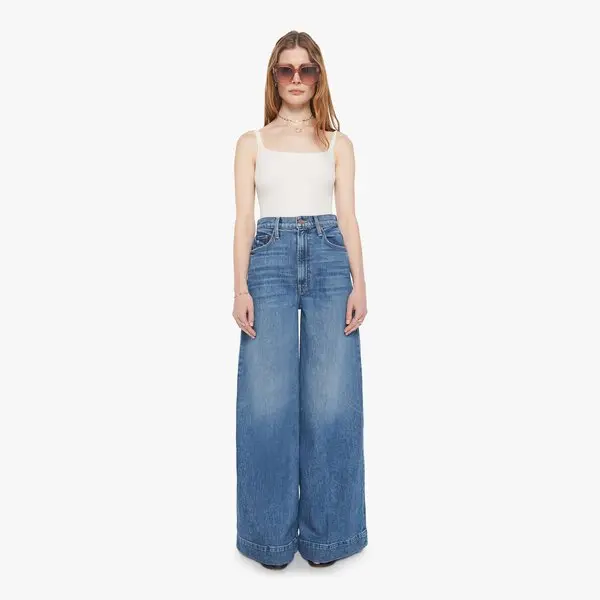 MOTHER The Headliner Sneak Tambourine Jeans - Blue