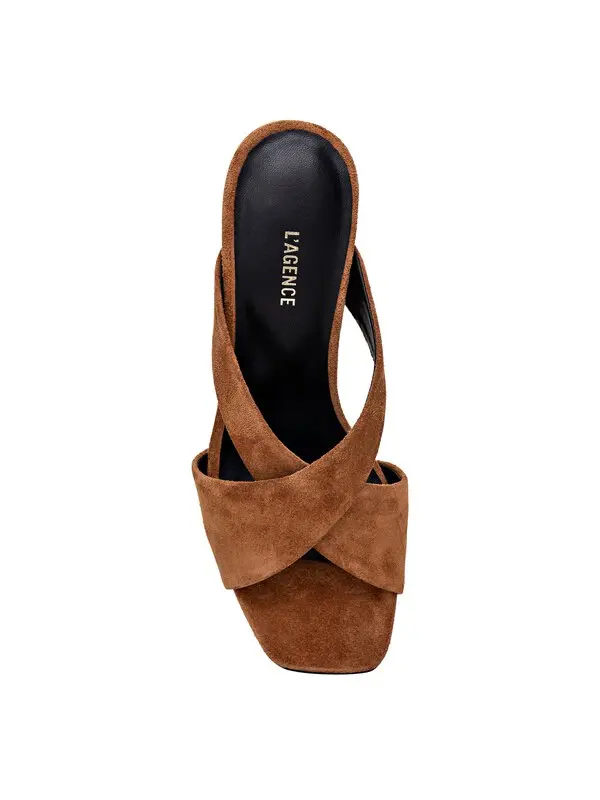 L'Agence Mirabelle Suede Sandals