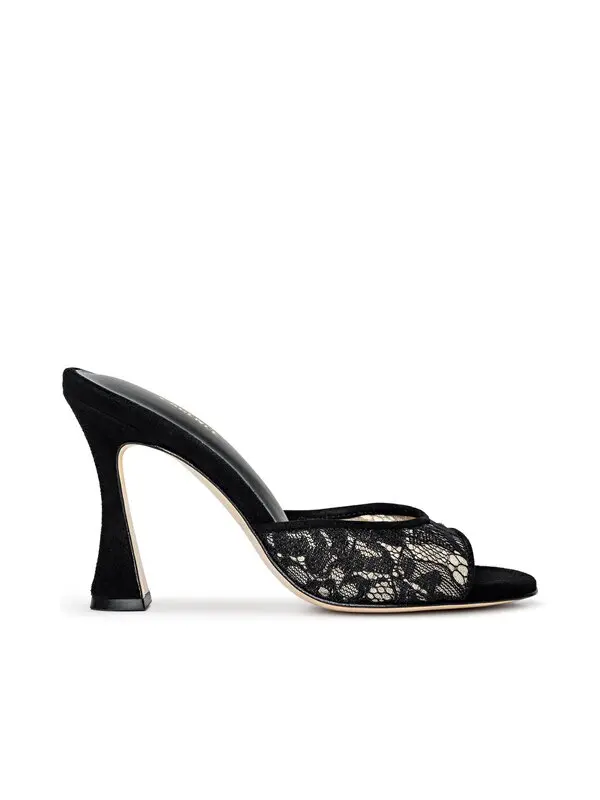 L'Agence Avery Lace Open-toe Mule