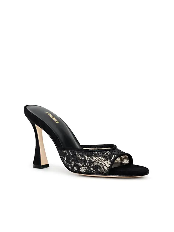 L'Agence Avery Lace Open-toe Mule
