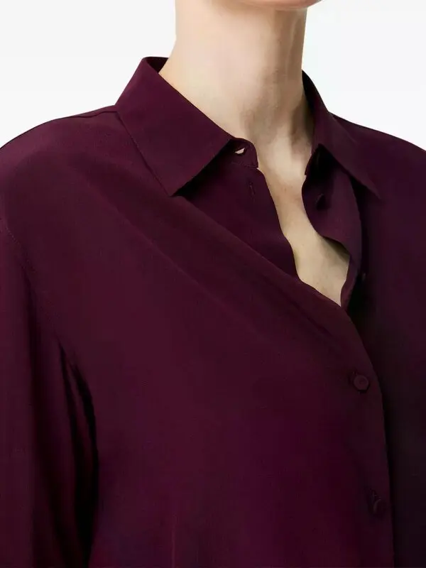 Another Tomorrow Silk Shirt