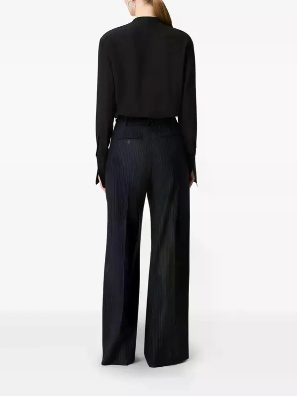 Another Tomorrow Pleated Tuxedo Shirt