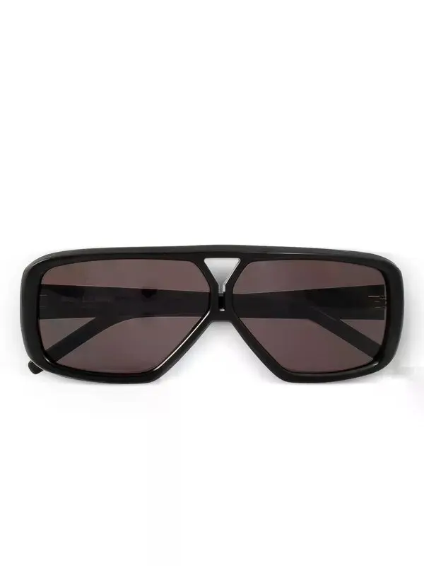 Saint Laurent Double-bridge Sunglasses - Black
