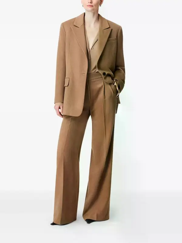 Another Tomorrow Cashmere Blazer - Brown