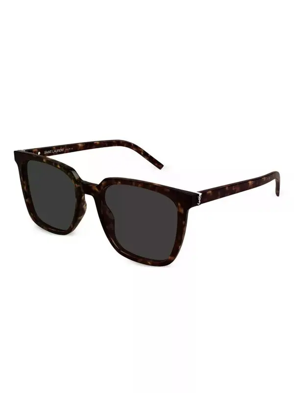 Saint Laurent Square-frame Sunglasses - Brown