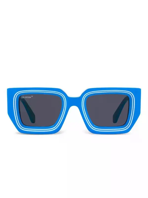Off-White Francis Square-frame Sunglasses - Blue