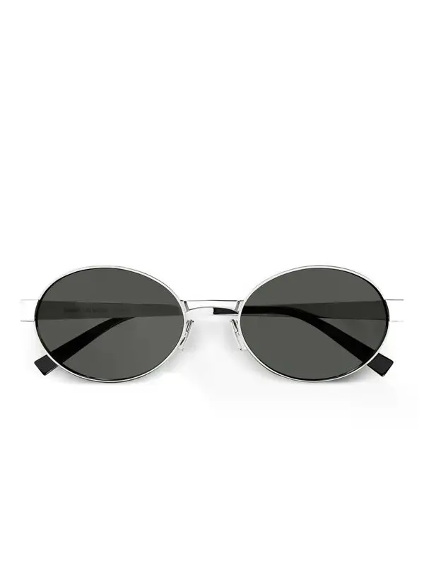 Saint Laurent Round-frame Sunglasses - Silver