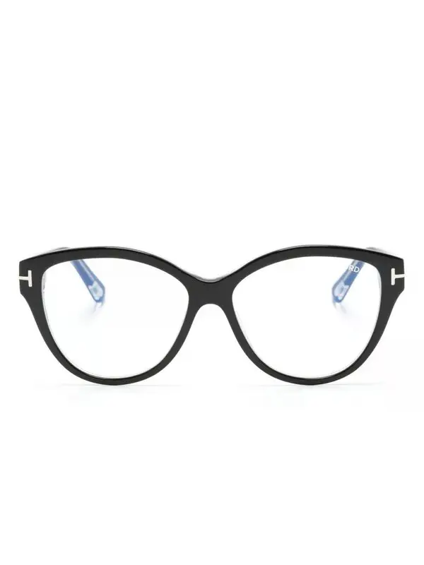 TOM FORD Round-frame Glasses - Black