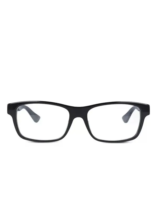Gucci Rectangle Full-rim Glasses - Black