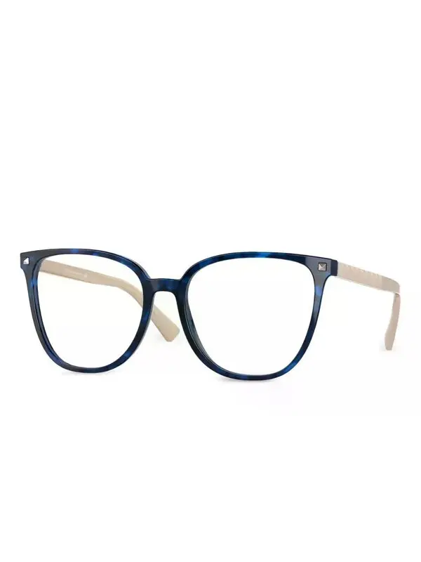 VALENTINO GARAVANI EYEWEAR Square-frame Glasses - Neutrals