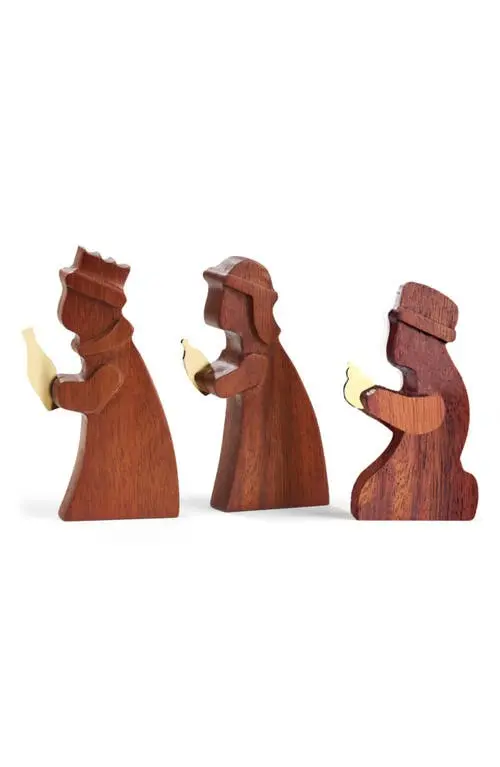 NAMBE 11-piece Wood Nativity Set