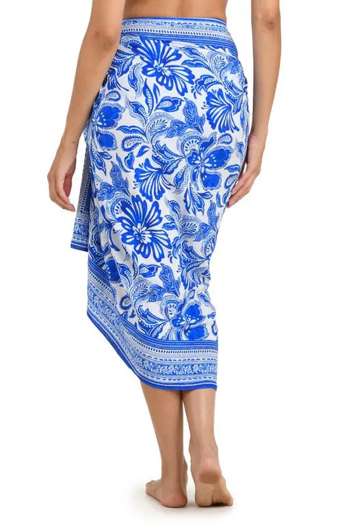 La Blanca Botanical Brocade Cover-up Pareo - Lapis