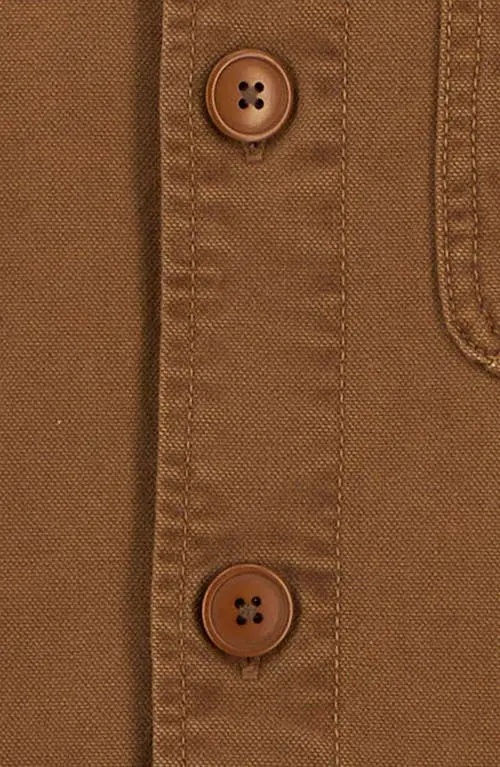 Barbour Bowland Cotton Canvas Chore Coat - Umber