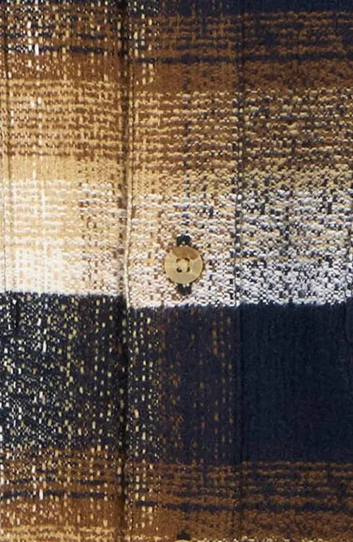 Barbour Woodfoot Check Textured Cotton Button-up Overshirt