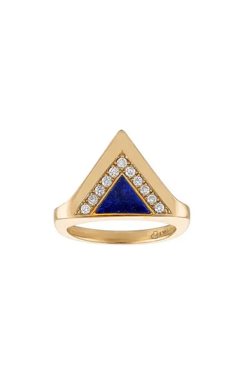EDEN PRESLEY Geometric Stack Ring - Yellow Gold
