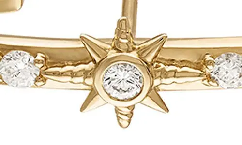 EDEN PRESLEY Diamond Cosmic Bar Single Stud Earring