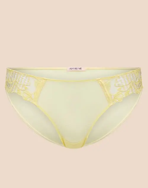 ADORE ME Carole Bikini Panties - Stripe Yellow