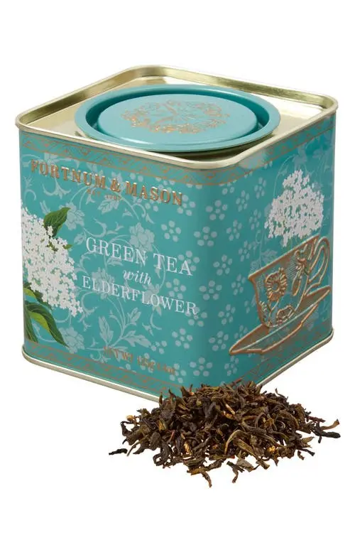 FORTNUM & MASON Green Tea With Loose Leaf Caddy - Elderflower