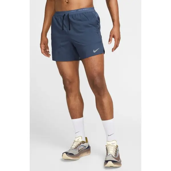 Nike Dri-fit Stride 5-inch Running Shorts - Thunder Blue/black