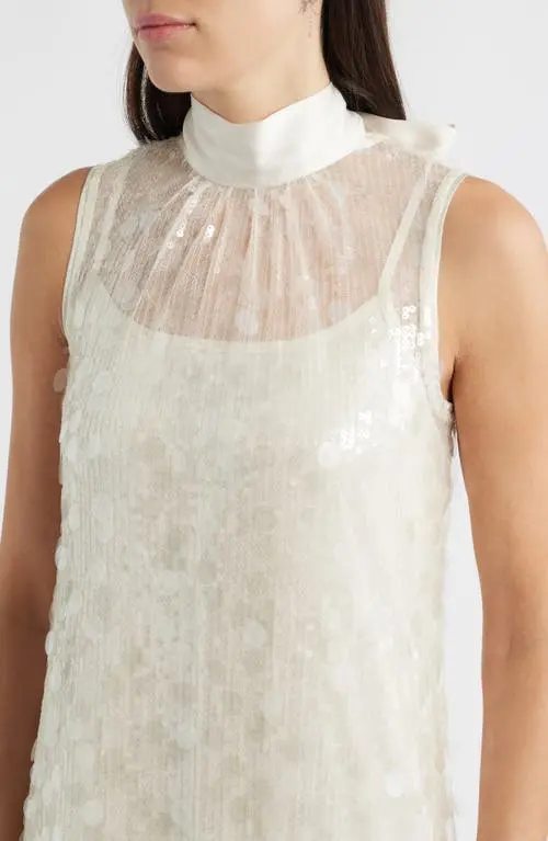 Julia Jordan Sequin Embellished Sleeveless Evening Dress