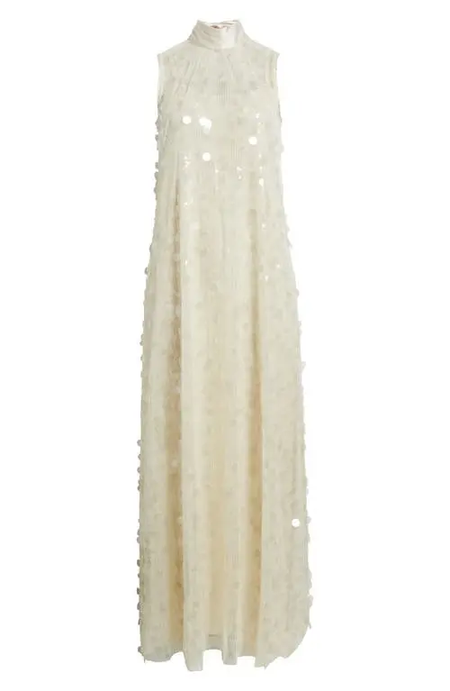 Julia Jordan Sequin Embellished Sleeveless Evening Dress