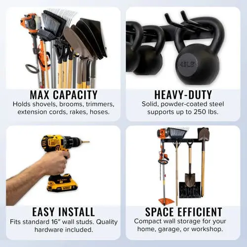 STOREYOUR Bedrock Garage Tool Organizerat