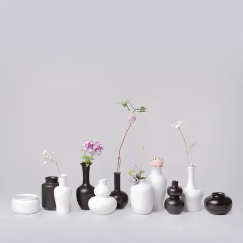 MIDDLE KINGDOM Semi-matte Porcelain Mini Double Gourd Vase