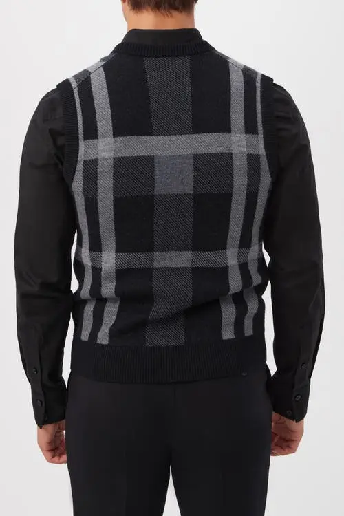 Mr Turk Plaid Sweater Vest