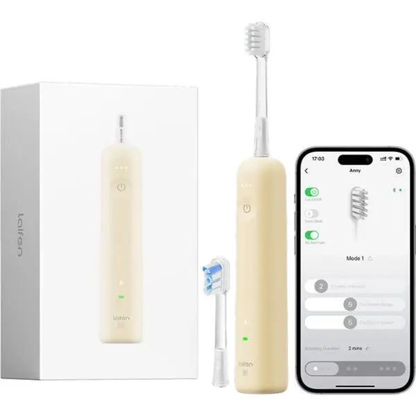 LAIFEN Wave Se Oscillation & Vibration Sonic Electric Toothbrush - Yellow