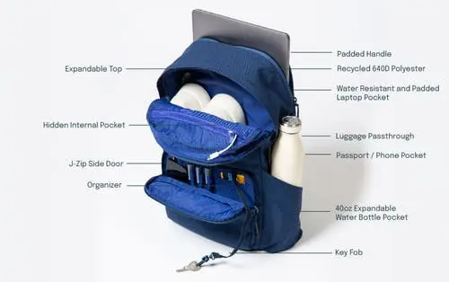 BREVITE The Backpack - Moonlit Blue