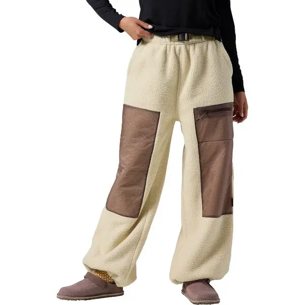 BACKCOUNTRY Wander Pile-fleece Pant - Fog/bark