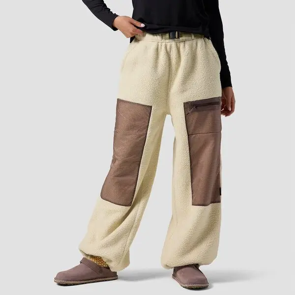 BACKCOUNTRY Wander Pile-fleece Pant - Fog/bark