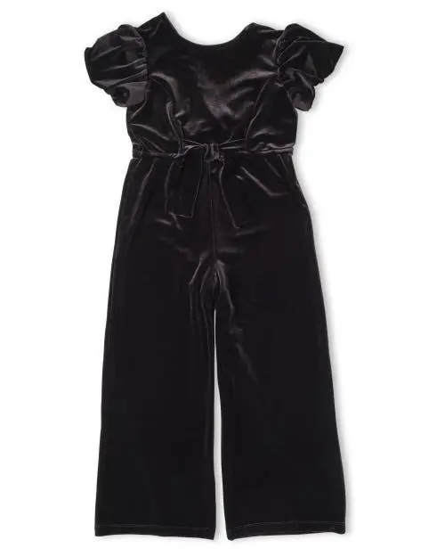 FLORENCE EISEMAN Velvet Jumpsuit - Black