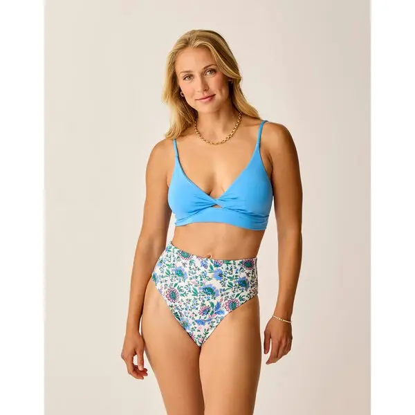 Carve Designs Lani Pocket Compression Bottom - Cloud Multifloral