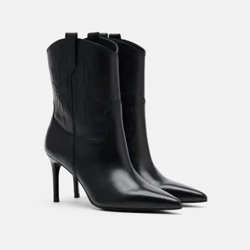 MARC NOLAN Jolene Stiletto Ankle Boots - Black