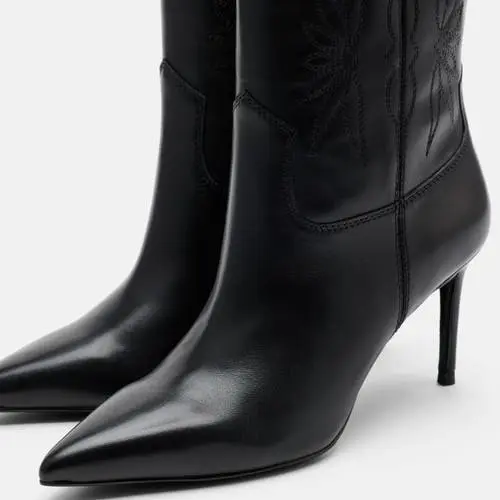 MARC NOLAN Jolene Stiletto Ankle Boots - Black