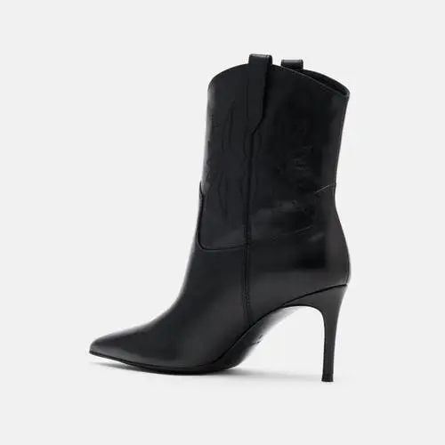 MARC NOLAN Jolene Stiletto Ankle Boots - Black